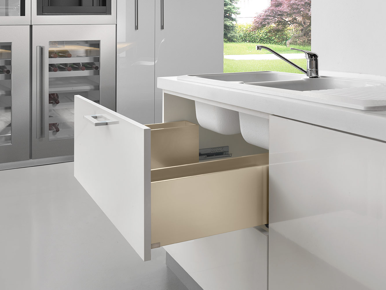 LINEABOX 3-sided drawer